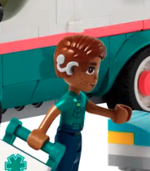 LEGO 42613 Heartlake City Hospital Ambulance with Lego man with ...