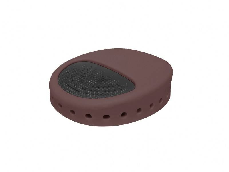 Silicone protective case for MED-EL Rondo 3 audio processor - brown ...